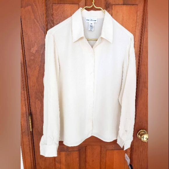Rena Rowan | Tops | Rena Rowan Soft Textured Silk Blouse | Poshmark
